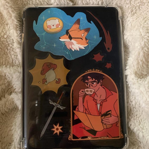 Dunmeshi Clear Sticker Sheets 8x5 - Etsy