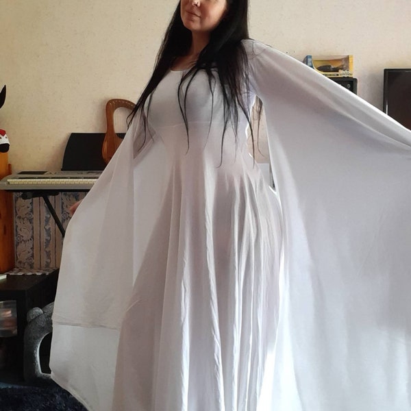 Fae of the Falls Gown - Made to Measure - Cotton Elven Fairy Witch ...