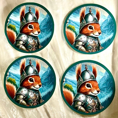 Happy Father's Day Squirrel Daddy & Kids Enjoying a SUP Stand up Board ...