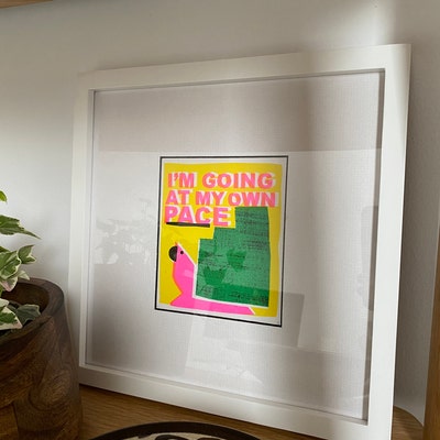 Risograph Mini Print // 3 Colour // SUN - Etsy