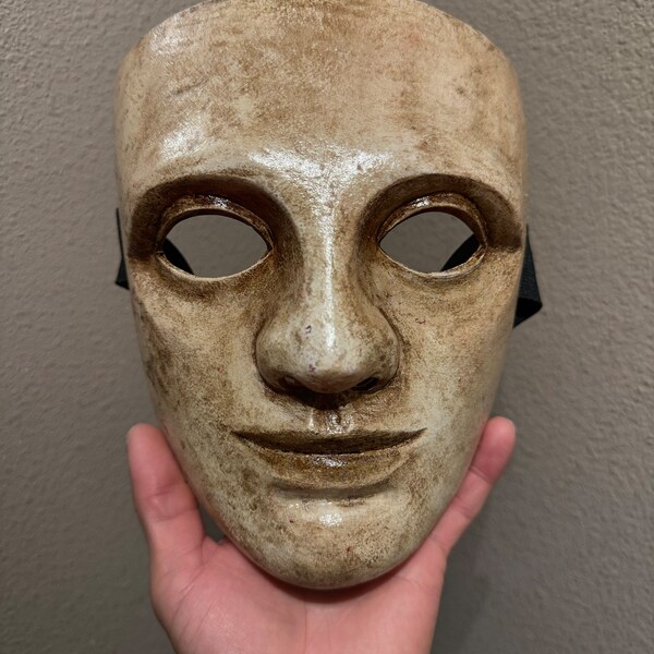 APOLLO God Mask, Greek Mask, Greek Statue Face, Black Venetian Mask ...