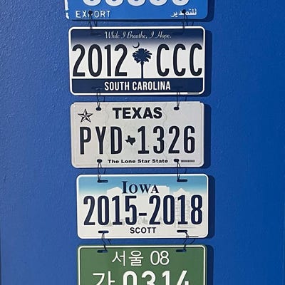 Puerto Rico License Plate Isla Del Encato PR Auto Tag 6x12 Aluminum ...