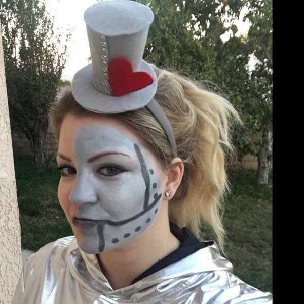 Tin Man Tiny Top Hat, Tin Man Costume, Costume Accessory, Halloween ...