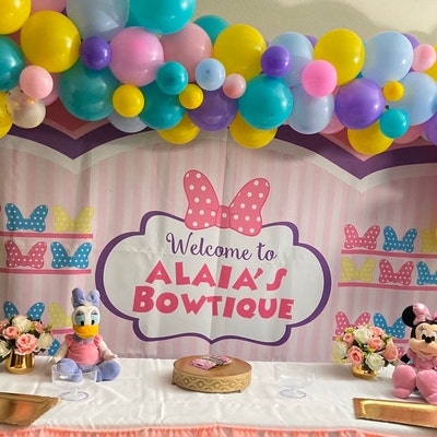 MOUSE Character Inspired Backdrop Personalized Birthday Party ...