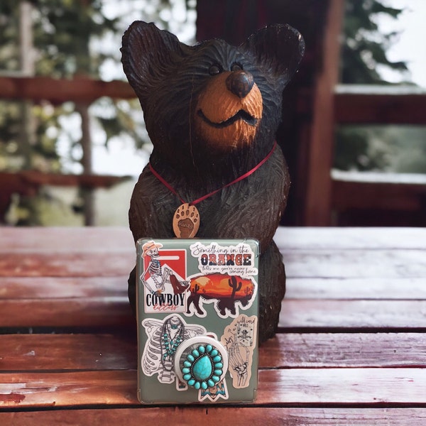 Vampire Fangs Sticker, Bite Me Cowboy, Red Lips, Western Jewelry, Y ...