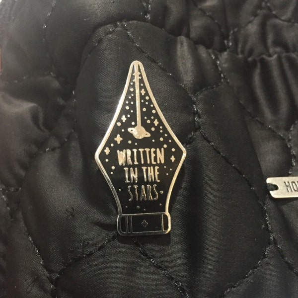 Space Pin, Written in the Stars Pin, Enamel Pin, Space Enamel Pin ...