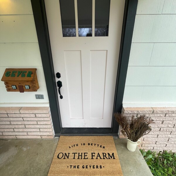Hello Script Doormat,hello Doormat,extra Large Doormat,huge Doormat ...