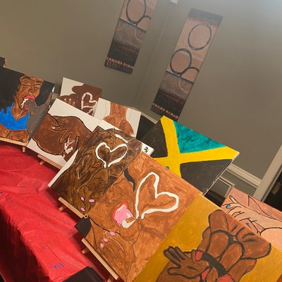 Dope II / Man / Pre-drawn Canvas / Pre-sketched Canvas / - Etsy