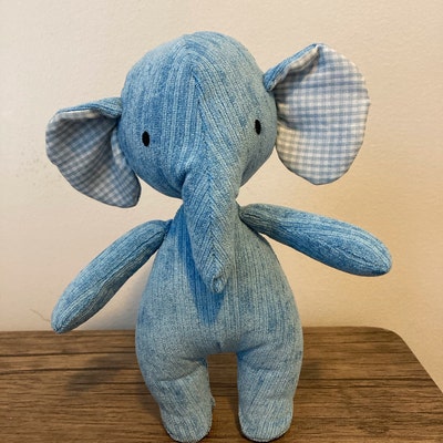 Elephant Sewing Pattern, Stuffed Elephant Pattern, Sewing Elephant ...
