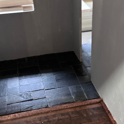 Real Miniature Vintage Slate Brick Slips, Cobbles Over 100 Years Old ...