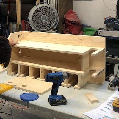 French Cleat Router Storage Shelf, DIY Woodworking Plans Router With ...