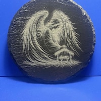 Fallen Angel 1, Slate Engraving, File,coaster Etching, American ...