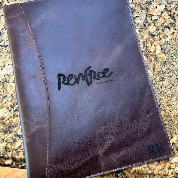 Classy Leather Checkbook Cover for Executives, Business Owners, Gift ...