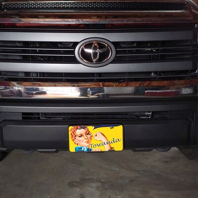 Custom License Plate Front Car Tag, Aluminum or Plastic Personalized ...