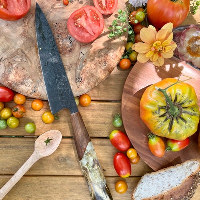 Tea Knife Blank Blade Custom Knife Making Craft Supplies Knife Billet ...