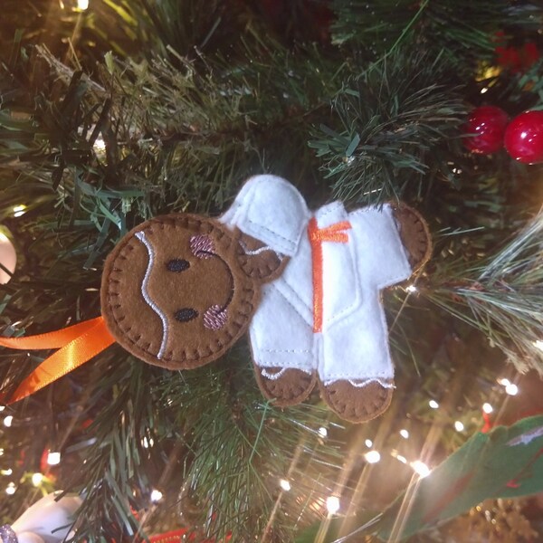 RAF Flying Squad Gingerbread Man Hanging Felt Decoration Christmas ...