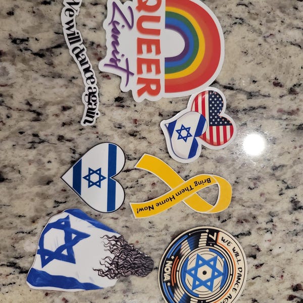 Queer Zionist Sticker - Etsy