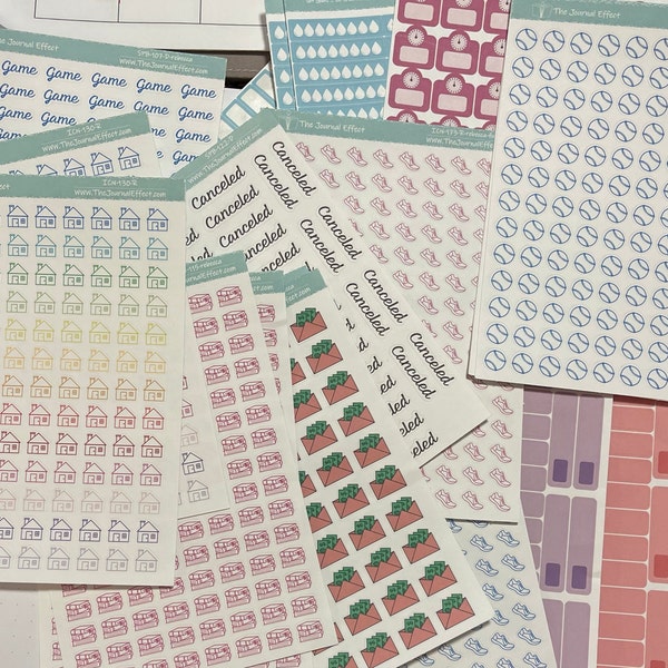 Cash Envelope or Pay Day Icon, Budget Label Planner Stickers for Erin ...