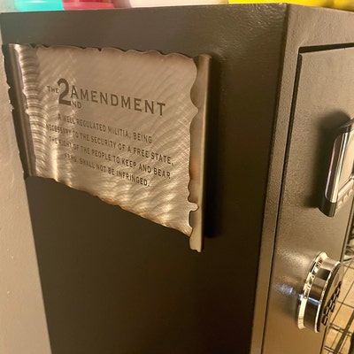 Second Amendment Metal Sign Rustic Home Decor - Etsy