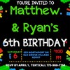 Editable Building Blocks Birthday Invitation, Blocks Invitation ...