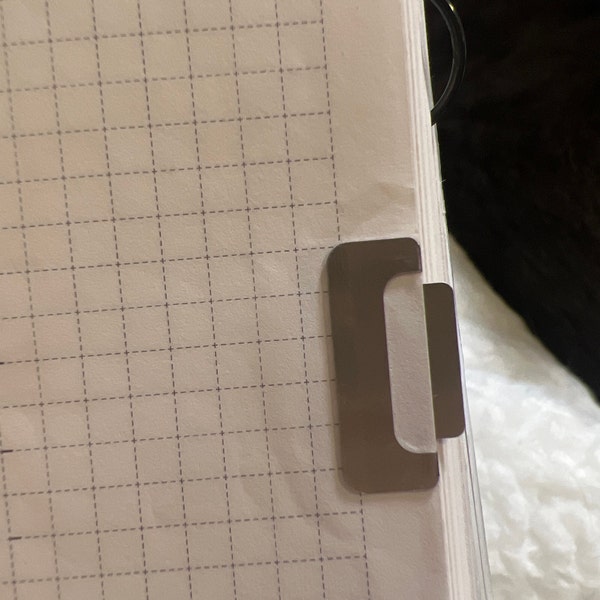 Midori Chiratto ROSE GOLD Metal Index Tabs Index Clips ORANGE Index ...