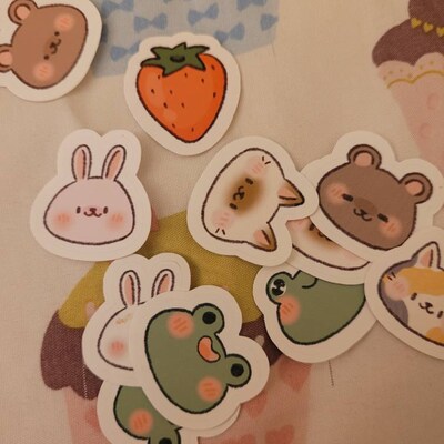 Cat Moods Sticker Sheet Mood Tracker Sticker Sheet, Cute Planner ...