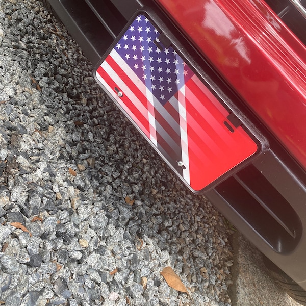 Custom License Plate Front Car Tag, Aluminum or Plastic - Personalized ...