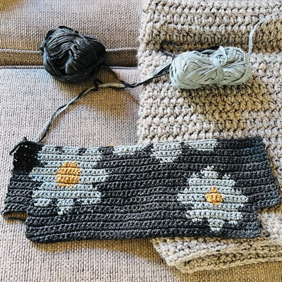 The Daisy Day Tote PDF DIGITAL DOWNLOAD Crochet Pattern, Cute Crochet ...