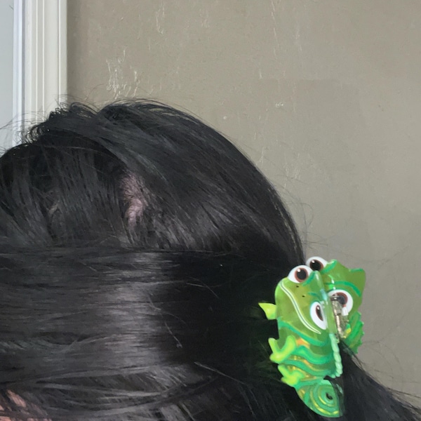 Chameleon Princess Claw Clip - Etsy