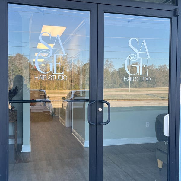 Custom Business Logo Window Decal, Personalized Sticker for Business ...