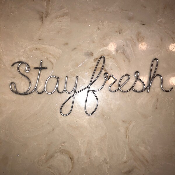 Custom Wire Name/custom Word/wire Name/personalized Name/custom Name ...