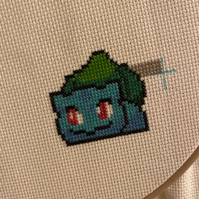 Pokemon Florist Pattern Modern Colourful Cross Stitch Digital PDF ...