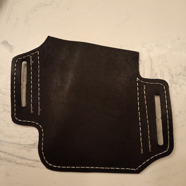 Slanted Leather Phone Holster, Leather Phone Case With Belt Loops ...