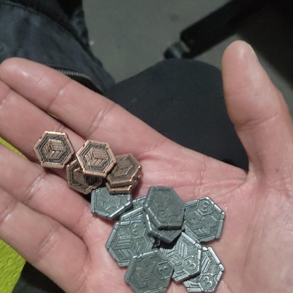 12x Encounter Tokens, Map Tokens for Scythe and Expeditions, Metal ...