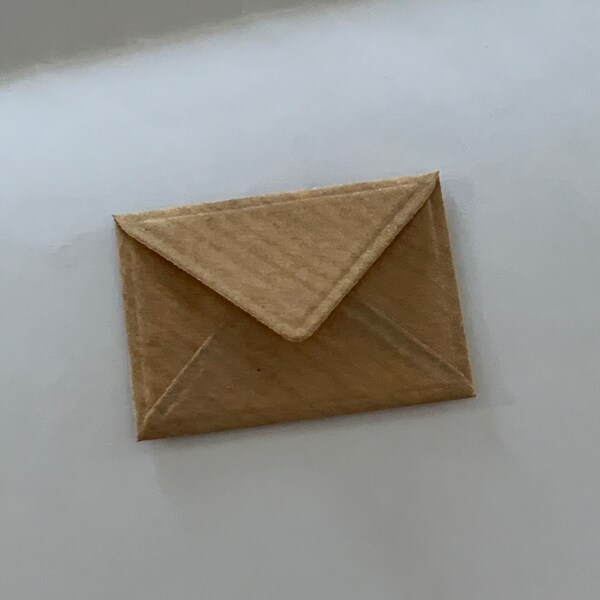 Miniature Envelopes, Brown Paper, Teeny Tiny Envelopes, Mini Envelopes ...