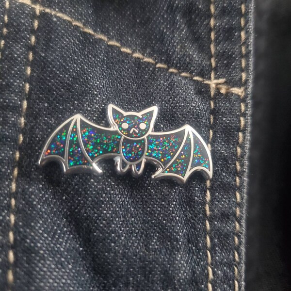 Pink Goth Emo Bat Enamel Pins 1, 2 Posts Small and Perfect for ...