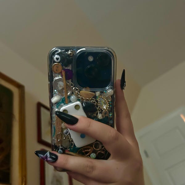 Custom Trinket Phone Case: Junk Style iPhone Cover - Etsy