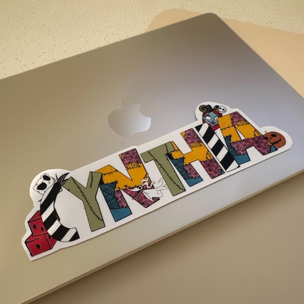 Vinyl Decal Alice in Wonderland, Holographic Layered Sticker, Magical ...