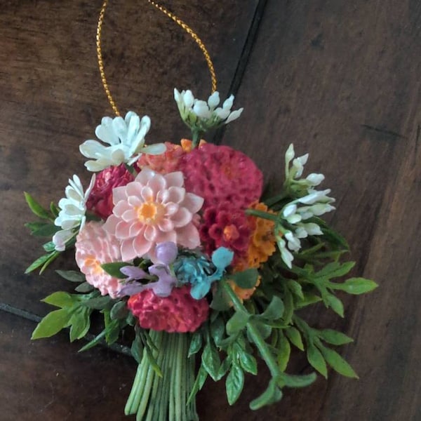 Owl Love Bird Wedding Cake Topper With Floral Arc and Grass Base ...