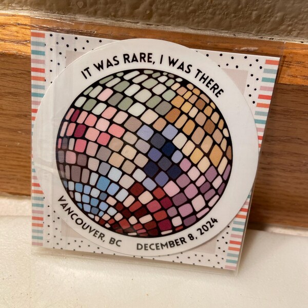 Custom Eras Disco Sticker| Tour Merch| Tour Sticker|waterproof Sticker ...