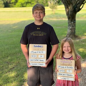 Personalized First Day of School Sign. Custom Last Day of School Sign ...