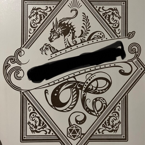 RPG Custom Emblem Dragon Ornament SVG + 6 Emblems PNG Files, Rpg Games ...