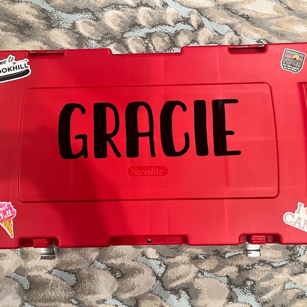 Custom Boys Name Decal. Sports. Camp Trunk Sticker. Camp Trunk Name ...