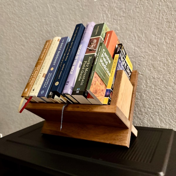 Rustic Compact Desktop Bookcase - Great for the Desk, Dorm, or Vanity ...