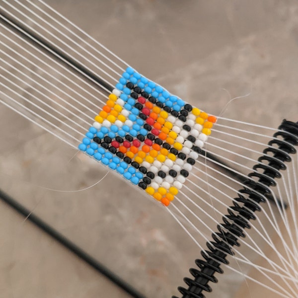 Feather Loom Bead Patterns for Bracelets - Set of 3 Pattern, Native ...