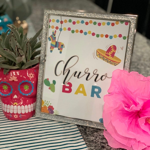 FIESTA Bar Signs, Fiesta Party Decorations, Mexican Fiesta Birthday ...