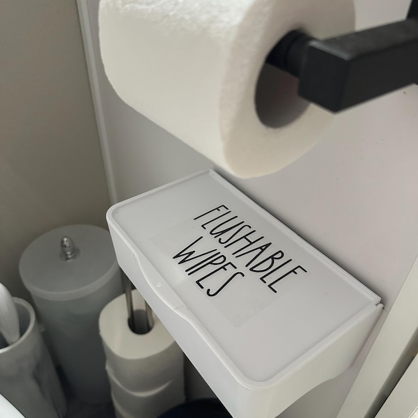 Rae Dunn Inspired Custom Bathroom Storage Decal Labels / Rae Dunn ...