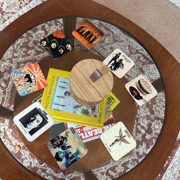 Your Favorite Album Cover Made Into a Wooden Coasters - Etsy UK