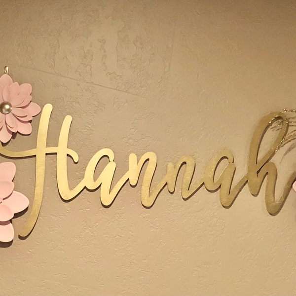 Personalized Name Sign, Custom Name Sign, Wooden Sign, Laser Cut Name ...