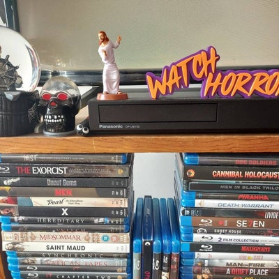 Cult Horror Sign / Horror Logo / Bookcase Display / Shelf Display - Etsy